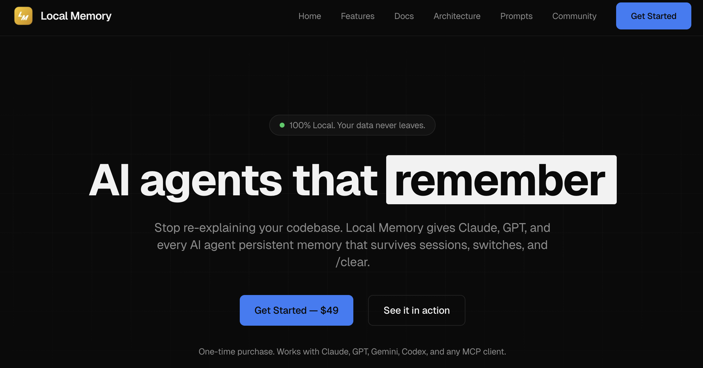 Local Memory - Cure AI Context Amnesia | Build Permanent AI Intelligence